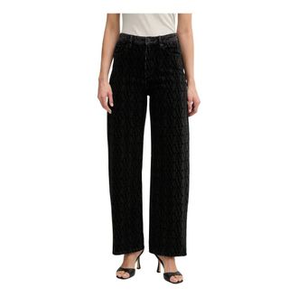 A|X Armani Exchange Jean Coupe Large - Femme - Jeans - Noir - Taille: W28