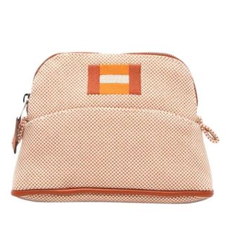 Herm&egrave;s Sac bandouli&egrave;re mini en coton pr&eacute;-appartenance - Femme - Pre-owned - Orange - Taille: ONE Size