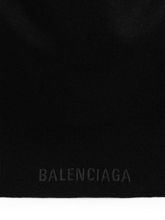 Balenciaga Wool Knit Winter Hat - Black
