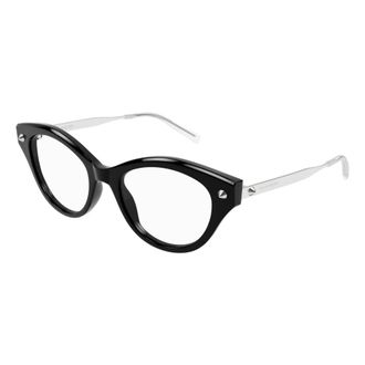 Alexander McQueen Stylische Brille Am0485O Schwarz - - Accessories - Damen - Schwarzk - 52 MM