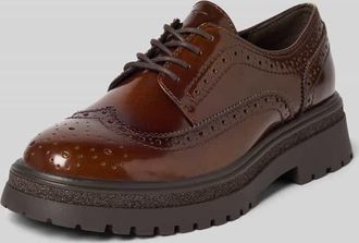 Tamaris Schn&uuml;rschuhe in Glattlederoptik