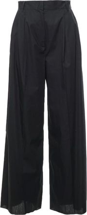 Marella Femme, Pantalons, Noir, Taille: 40 FR Morina Wide Pantalons