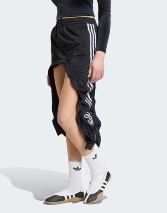adidas Originals Adibreak Rock mit Raffungen in Schwarz