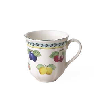 Villeroy & Boch French Garden Henkelbecher Bunt, Spülmaschinenfest, Mikrowellensicher, Tasse, Becher, Kaffeebecher, Porzellan, Kaffeetasse, Heißgetränkebecher, Premiu