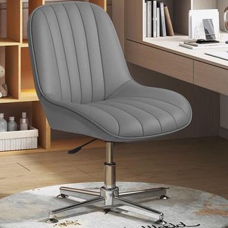 Generic B&uuml;rostuhl hoher R&uuml;ckenlehne,Schreibtischstuhl,Stuhl gekreuzten Beinen ohne Rollen,ergonomischer Computer-Arbeitsstuhl,bequemer,moderner Drehstuhl gepo