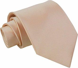 DQT Cravate Satin Marron Moka