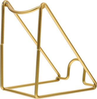 Cabilock Stabiler Weinflaschenhalter aus Metall Dekoratives Einzelnes Flaschenregal in Gold Robustes Weinständer Display für Tisch und Schrank Geschenk für Wei