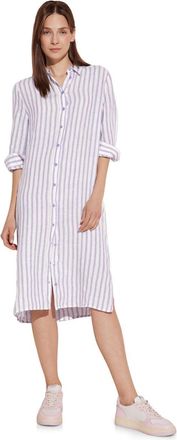 Street One Damen A143853 Gestreiftes Kleid, Smell Of Lavender, 40 EU