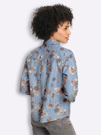 Heine Klassische Bluse Bluse Langarm