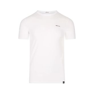 Kiton Logo-besticktes T-Shirt - - Tops - Herren - Wei&szlig; - L