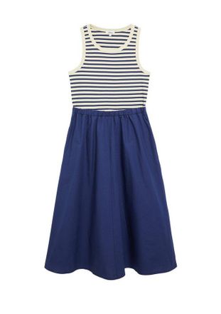 s.Oliver Midikleid Kleid Kleid im Fabricmix mit Eingrifftaschen
