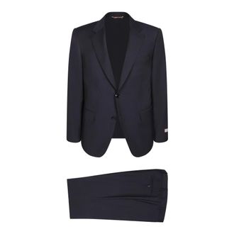 Canali Homme, Costumes, Bleu, Taille: S Tissu m&eacute;lange mohair. Regular