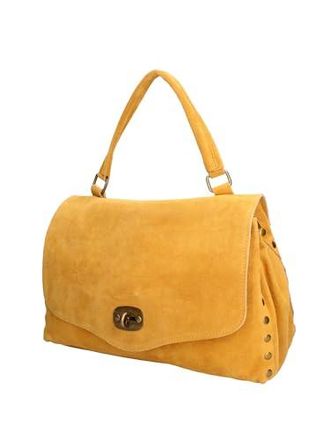 Gave Lux Sac à bandoulière en cuir véritable pour femme Made in Italy 37x22x15 cm GLX228104423FBG, Moutarde, Taille unique