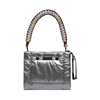 Clio Goldbrenner Femme, Sacs, Gris, Taille: ONE Size Hybrid 2.0 Sacs À Main EN Nylon Gunmetal Lavande