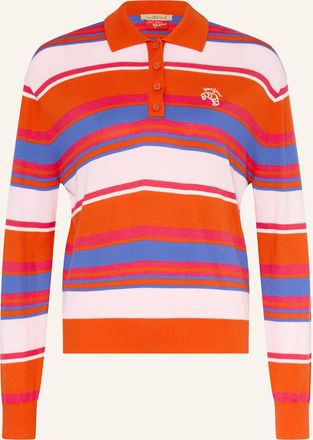 Smith & Soul Strick-Poloshirt orange