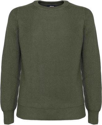 K-Way Rundhalspullover - Grün