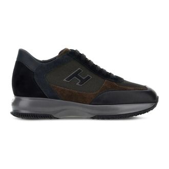 Hogan Homme, Chaussures, Noir, Taille: 44 1/2 EU Baskets Interactives