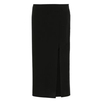 Gauch&egrave;re Wollrock mit Seitenschlitz - - Skirts - Damen - Schwarzk - XS