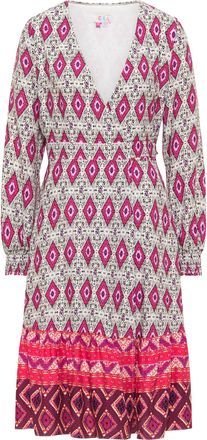 Izia Wickelkleid Damen Rot Mehrfarbig