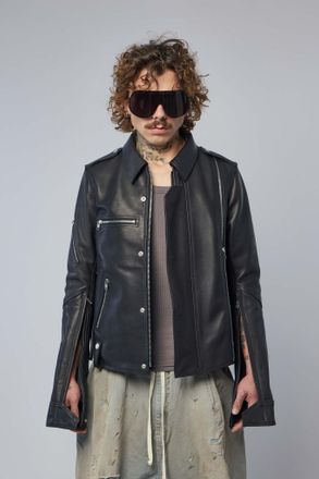 Rick Owens Leather Jacket Vega