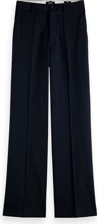Scotch & Soda Damen Edie - High Rise Wide Leg Trousers Pants, Night 0002, 32W EU