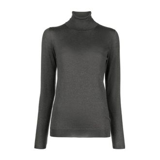 Brunello Cucinelli Anthrazit Rollkragenpullover - - Knitwear - Damen - Grau - XS