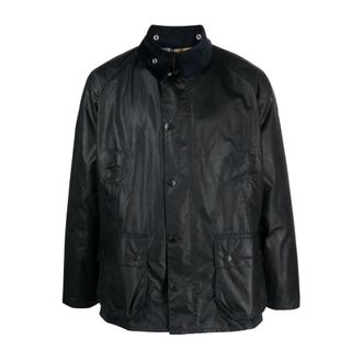 Barbour Bedale Wachsjacke - - Jackets - Herren - Blau - M