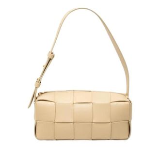 Bottega Veneta Pre-owned Gewebte Nappa Schultertasche - - Pre-owned - Damen - Beige - ONE SIZE