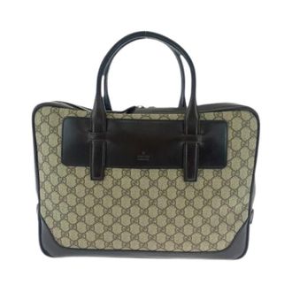 Gucci Pre-owned GG Supreme Canvas Business Handtasche - - Pre-owned - Damen - Braun - ONE SIZE