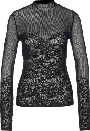 Patrizia Pepe Pull Col Rond - Noir