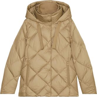 Marc O'Polo Jacket, down filled, fixed hood, stand-up collar, zip pockets, logo tapes