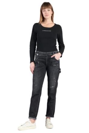 Le Temps Des Cerises Jeans 200/43 boyfit Chara Destroy Noir N&deg;1