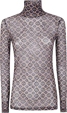 Dries Van Noten Rollkragenpullover - Braun