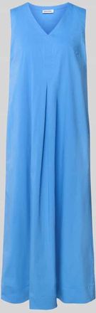More & More Midikleid mit V-Ausschnitt und Eingrifftaschen