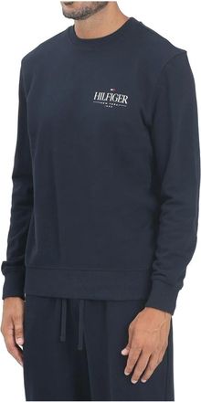 Tommy Hilfiger SweaT-shirt &agrave; col rond - Homme - Sweatshirts et sweats &agrave; capuche - Bleu - Taille: 2XL