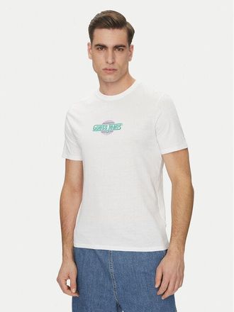 Guess T-Shirt M5GI23 K8HM0 Wei&szlig; Slim Fit