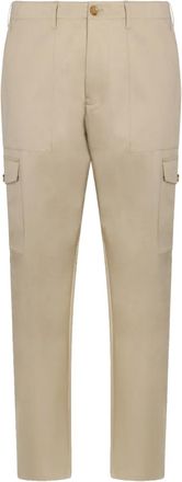 Etro button-fastening cargo pants - Nude
