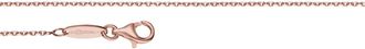 Der Kettenmacher Damen Halskette Ankerkette aus Sterlingsilber in der Farbe Roségold, Länge: 38cm, A3-38R