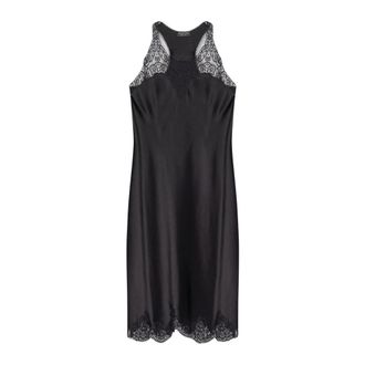 Balenciaga Satin Strappy Midi Dress - - Dresses - Damen - Schwarzk - L