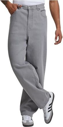 Urban Classics Tb7026-90´s Heavy Denim Pants Jeans, New Grey Washed, 34 Hommes