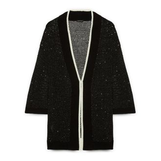 Fiorella Rubino Damen, Strickwaren, Schwarzk, XS/SGr&ouml;&szlig;e