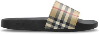 Burberry Femme, Chaussures, Beige, Taille: 40 EU Furley Slide