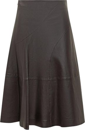 BOSS jupe mi-longue Sevani à empiècements - Marron