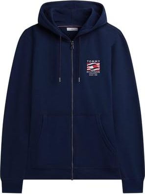 Tommy Hilfiger Sweat &agrave; capuche droit en coton
