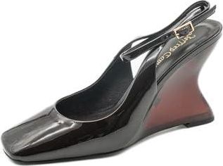 Jeffrey Campbell Chaussures Femme FAVRILE Expresso Patent compensé 8 AI25, Tête morte., 38 EU