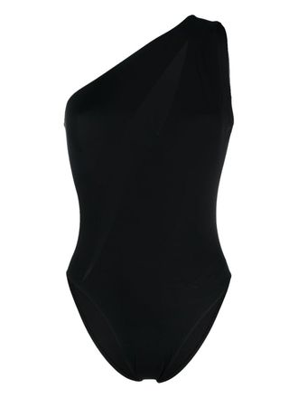 Versace Asymmetrischer Badeanzug - Schwarz