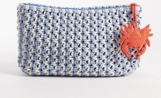 Accessorize Pochette en macram&eacute; avec charm crabe - Multicolore