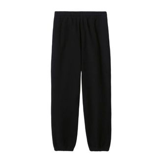 Burberry Homme, Pantalons, Noir, Taille: S Pantalon de surv&ecirc;tement en jersey molletonn&eacute; &agrave; carreaux