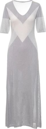 KANGRA Femme, Robes, Gris, Taille: 38 FR Maxi Dress