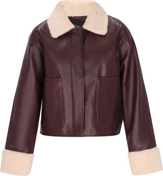 Faina Jacke Frauen Burgund